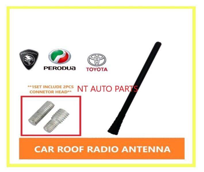 Antenna universal !! Car Roof Radio Antenna Pole Mast Perodua Myvi Alza Proton Waja Persona ...