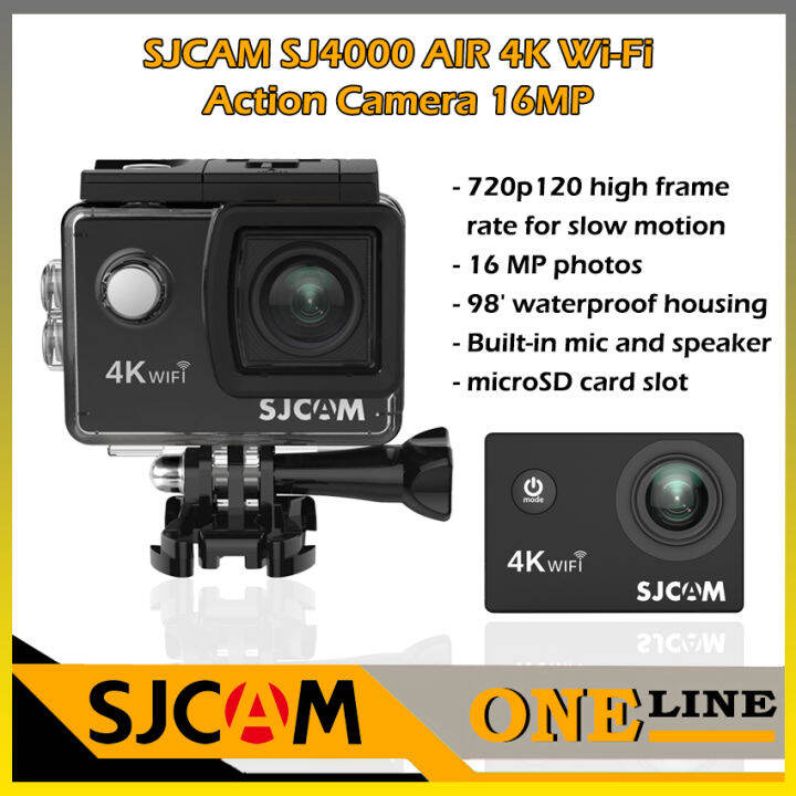 ONELINE | SJCAM SJ4000 AIR 4K Action Camera Full HD Allwinner 4K 30fps WIFI Sport DV 2.0" Screen ...