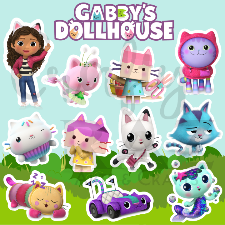 Gabby's Dollhouse Stickers (12 pcs per sheet/set) | Lazada PH