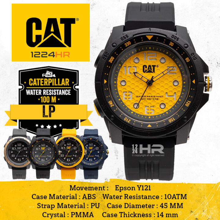 TOP★CAT LP นาฬิกา CAT Caterpillar ผู้ชาย สายซิลิโคน ของแท้ สินค้าใหม่ ...