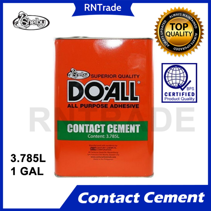 Shelby 3.75L / 1 gallon Do-All All Purpose Contact Cement Gallon Rugby | Lazada PH