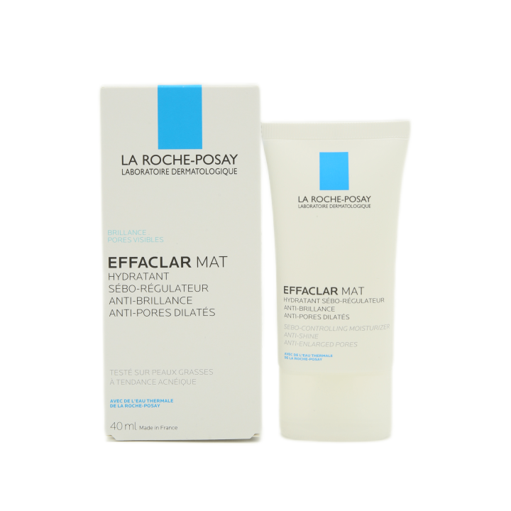 LA ROCHE-POSAY Effaclar Mat Mattifying Moisturizer for Oily Skin 40ml ...