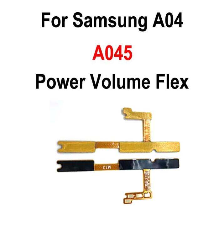 Power Volume Flex For Samsung Galaxy A04 A045 Power ON OFF Volume Up Down Side Button Switch Key ...