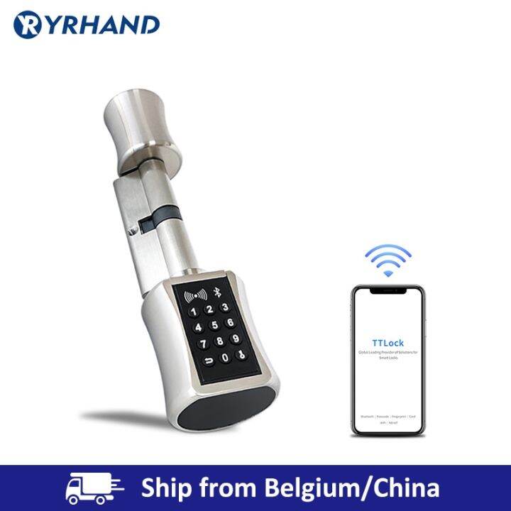Smart Lock DIY keyless double replacement cylinder lock TT lock app ...