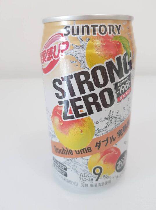 Suntory -196˚C Strong Zero Double Ume (Plum) Chuhai 350ml - 100% Imported from Japan | Lazada PH