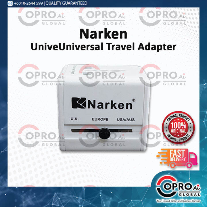 Narken Universal Travel Adapter [NK-UTA995] | Lazada