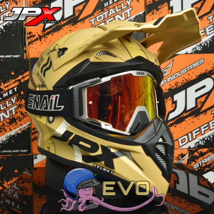 HELM JPX CROSS HUMAN INSIDE RAN CAPPUCINO DOFF ORIGINAL HELM JPX CROSS ...