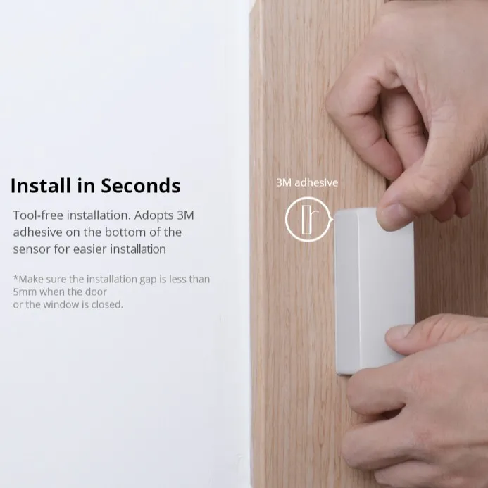 SONOFF DW2 Wifi Wireless Door Sensor Magnetic Window Alarm Sensor e ...