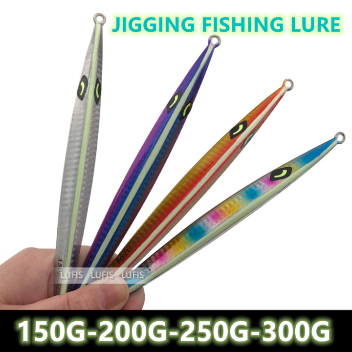 4 Colors Fishing lure 150g/200g/250g/300g Slow Jigging For sea fishing Baits | Lazada PH