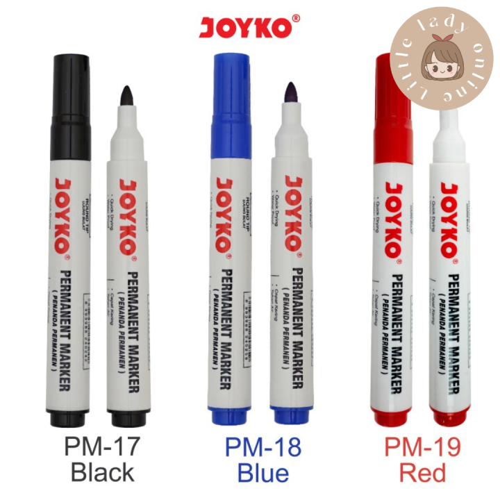 Joyko Spidol Whiteboard Spidol Papan Tulis Permanent Maker / Spidol ...