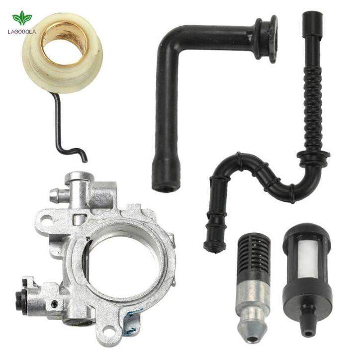 For Stihl MS 290/390 /310 /311 /391 Chainsaw Oil Pump Worm Gear Hose ...