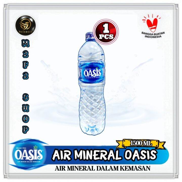Air Mineral Oasis Besar Botol Pet - 1500 ml (Kemasan Satuan) | Lazada ...