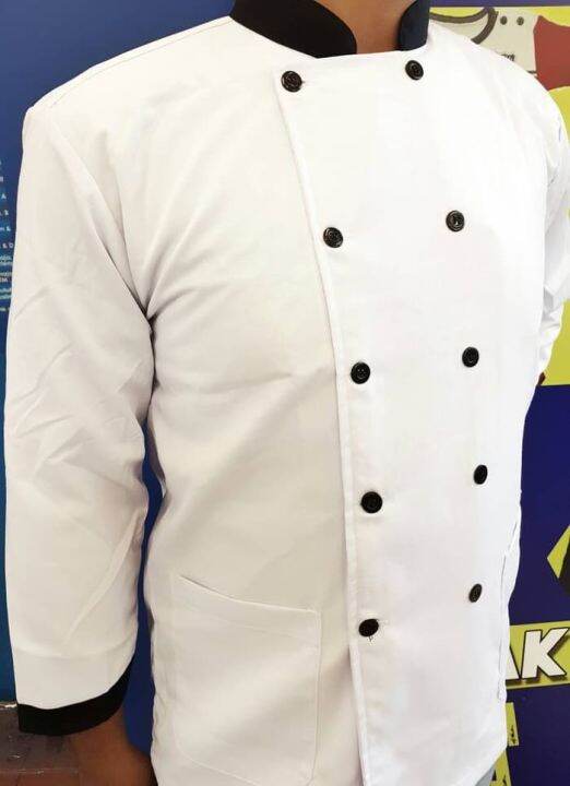 Seragam Baju Koki Chef Masak Lengan Panjang | Lazada Indonesia
