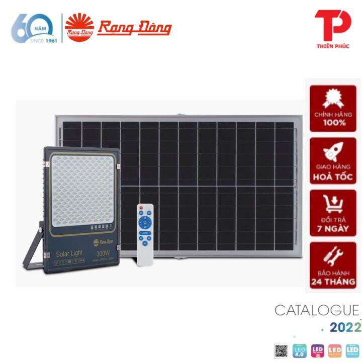 Đèn LED chiếu pha năng lượng mặt trời Rạng Đông 300W 200W Model: CP03.SL 300W 200W | Lazada.vn