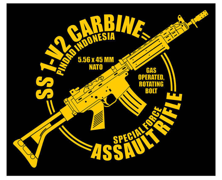 SS1 Pindad series 2 Double Lines Cutting Sticker | Lazada Indonesia