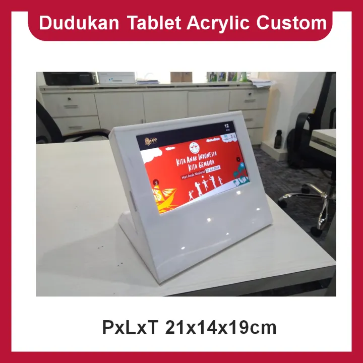 Dudukan Tablet Acrylic Custom | Lazada Indonesia