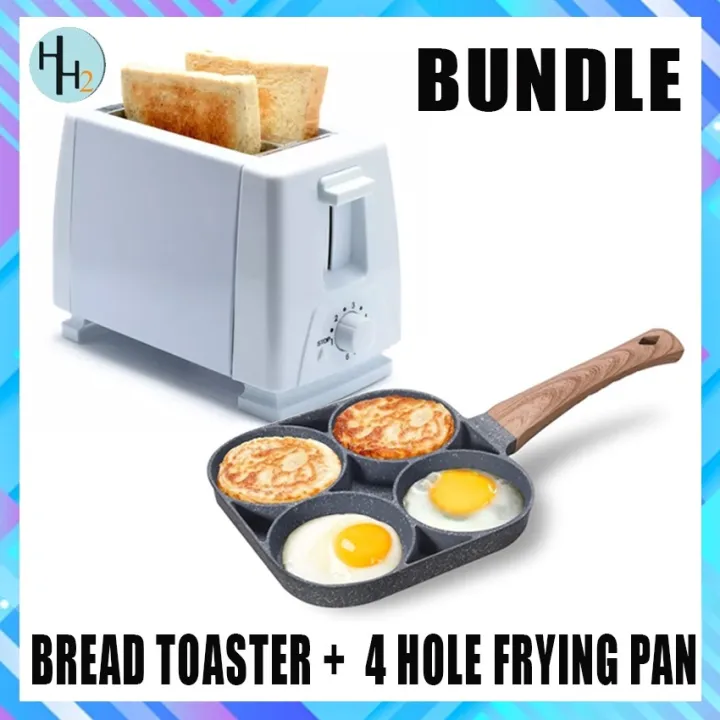 The new 2022 (BUNDLE) Electric Bread Toaster Automatic Toaster WITH 4 Hole Multipurpose Aluminum ...