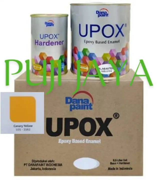 cat lantai / cat kolam warna kuning (Canary Yellow) Upox Danapaint 2K ...