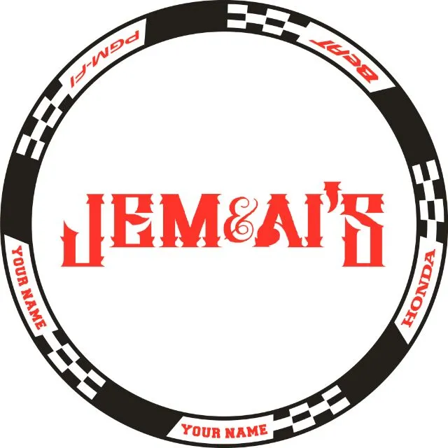 2x HONDA BEAT FI V2 MAG/RIM VINYL DECALS/STICKER(pair | Lazada PH