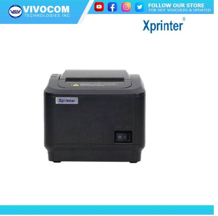 Xprinter XP-K200L USB + LAN THERMAL RECEIPT PRINTER 80mm POS RECEIPT PRINTER | Lazada PH