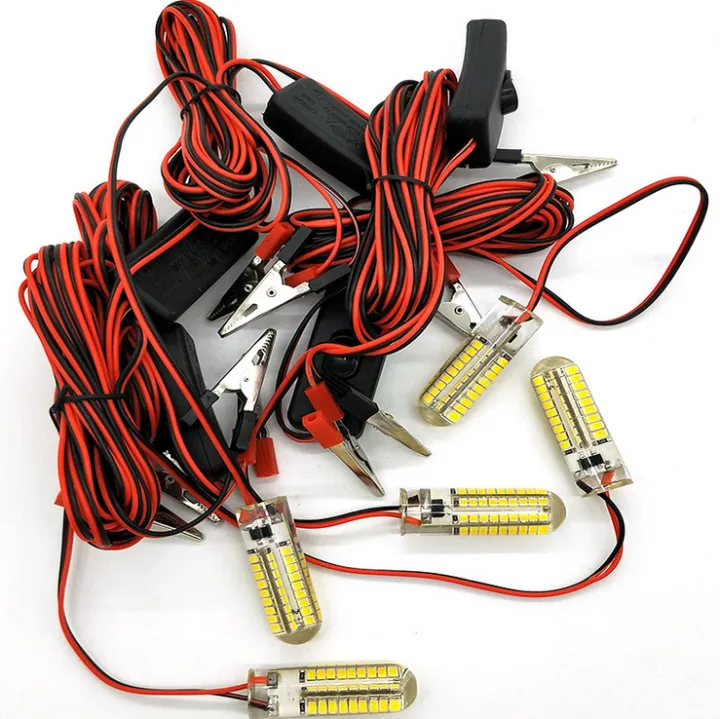 12V 24V Waterproof Under Warter light Lure fish For Electric Fish ...