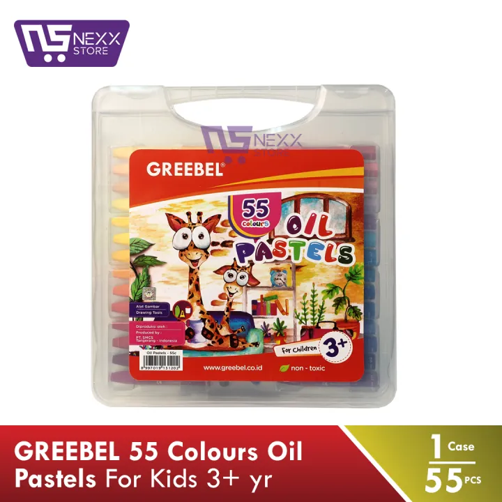 GREEBEL OIL PASTELS CRAYON KRAYON 55 WARNA - 55C | Lazada Indonesia