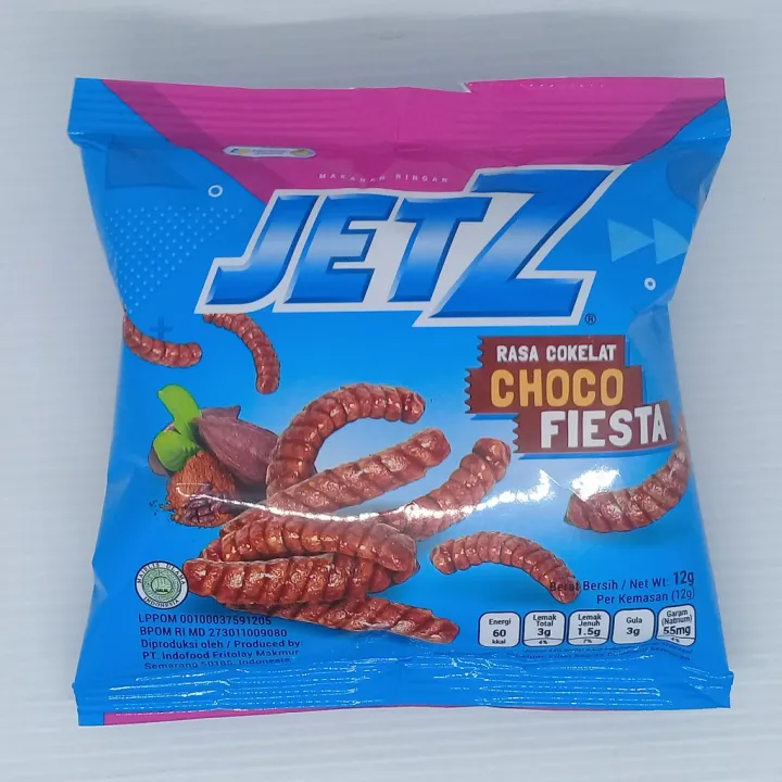 Jetz Rasa CHOCO Fiesta 12 gram Snack / jajanan / Cemilan | Lazada Indonesia