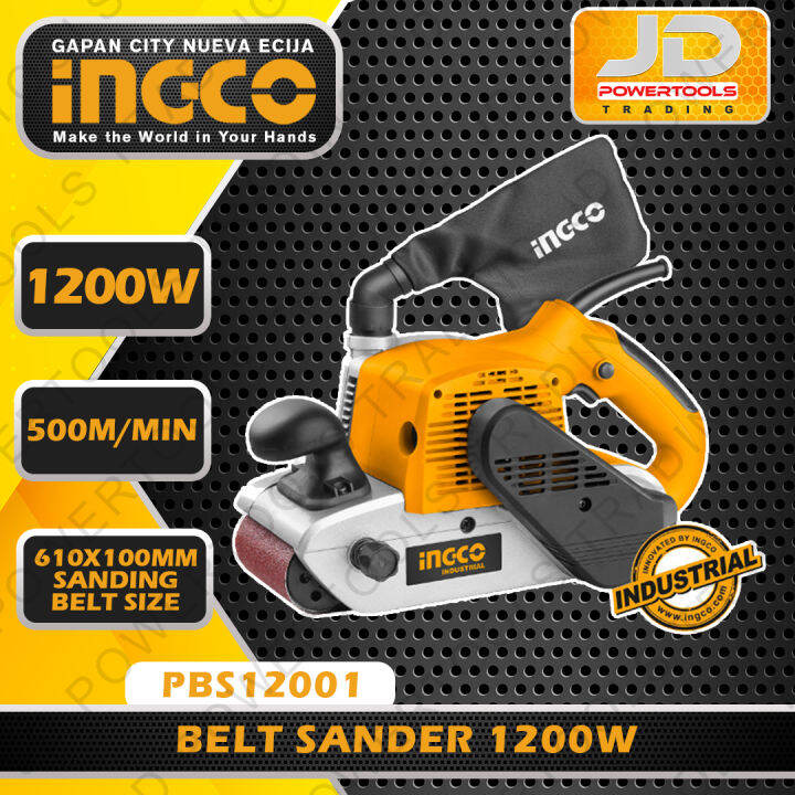 INGCO Belt Sander 1200W PBS12001 | Lazada PH