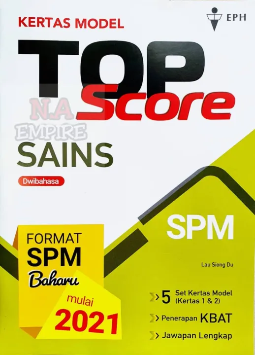 Kertas Model Top Score SAINS SPM (Dwibahasa) | Lazada