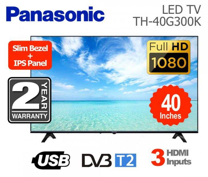 Panasonic 40" FULL HD LED TV TH-40G300K | Lazada