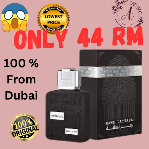 Ramz lattafa silver perfume EDP Original from Dubai 100 ml Original ...