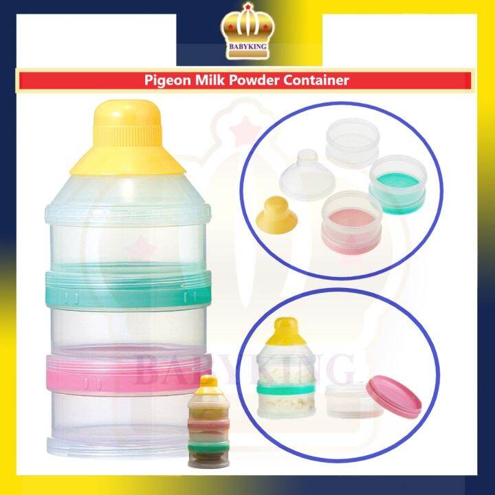 Pigeon Milk Powder Container 3 Tiers (50ml x 3) | Lazada