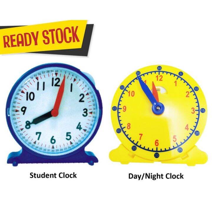 Student Clock & Day/Night Clock - Mathematics & Early Learning | Lazada