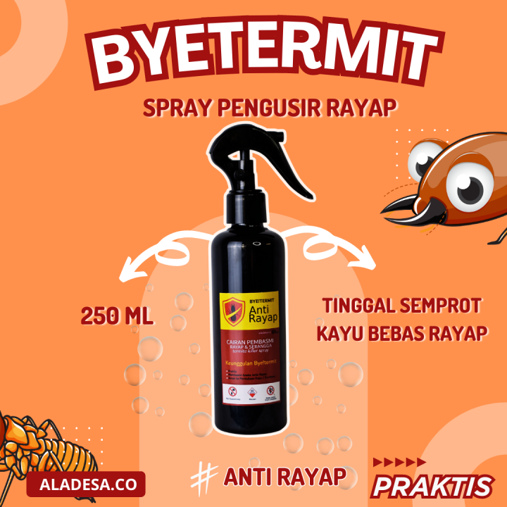 BYETERMIT ANTI RAYAP SPRAY SUPER AMPUH PEMBASMI RAYAP DAN SERANGGA ...