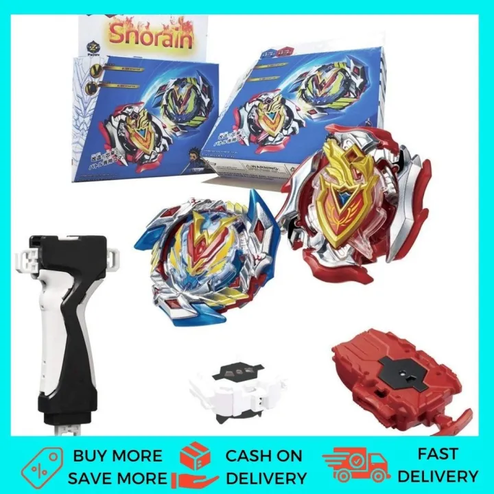 Harspincher Beyblade Burst Metal Original B104 B105 Starter Winning Valkyrie.12VL & ZET Achilles ...