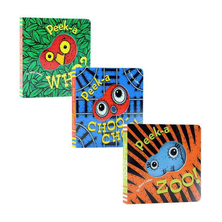 English original picture book peek-a who zoo Choo guess who I am hide ...