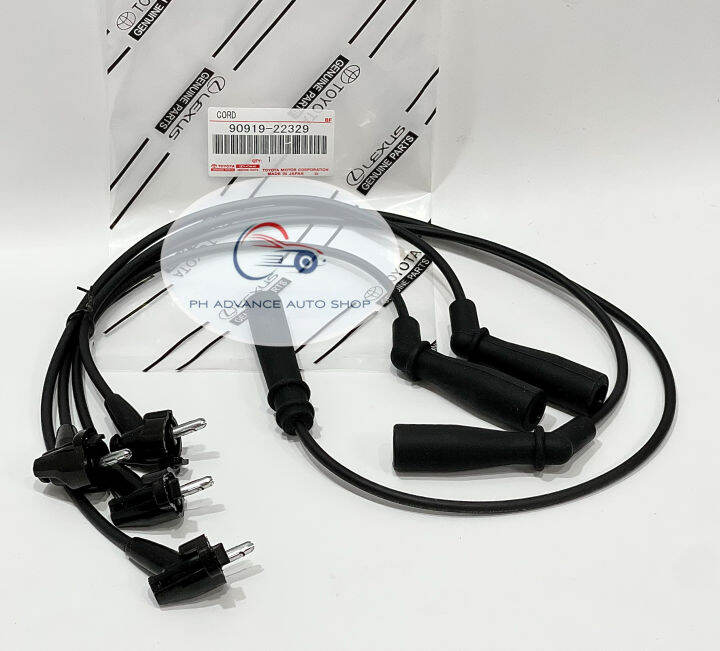 Toyota 2E Corolla High Tension Wire Spark Plug Cable 12 Valves 90919 ...