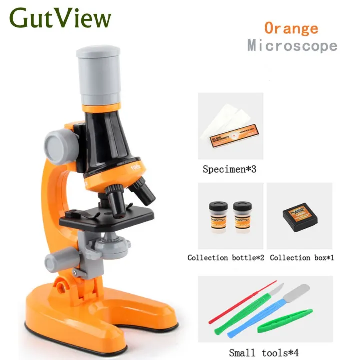 1200X Microscope toy set Children's home school science experiment ...