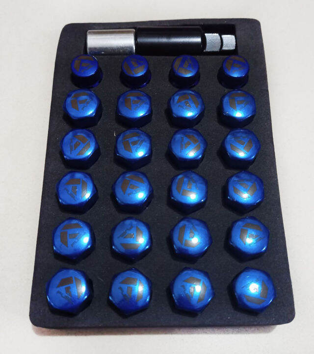 Fuel Off Road Blue Wheel Nuts Lug Nuts | Lazada PH