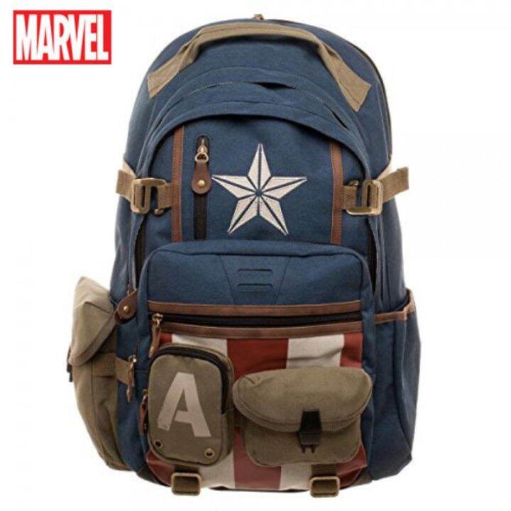 Marvel Avengers 4 Backpack Captain Marvel Backpack Disney Marvel School ...