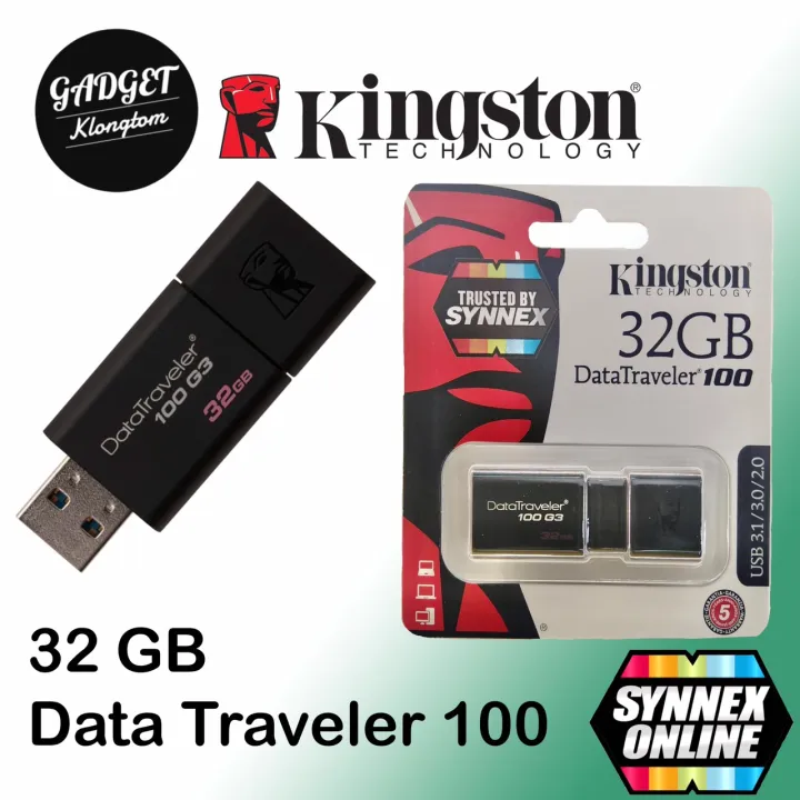 Kingston Data Traveler DT100 G3 32 GB ของแท้ 100 | Lazada.co.th