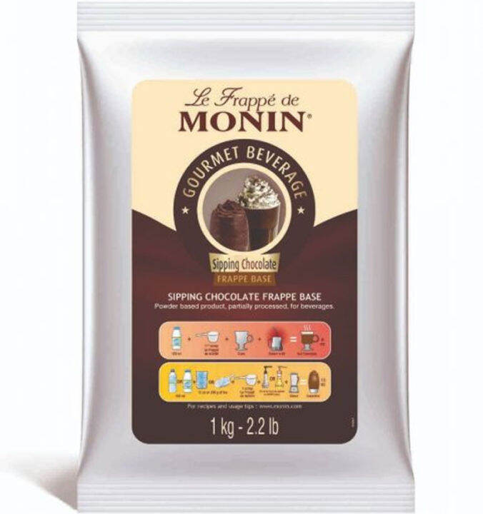 MONIN SIPPING CHOCOLATE FRAPPE POWDER 1 KG BAG | Lazada PH