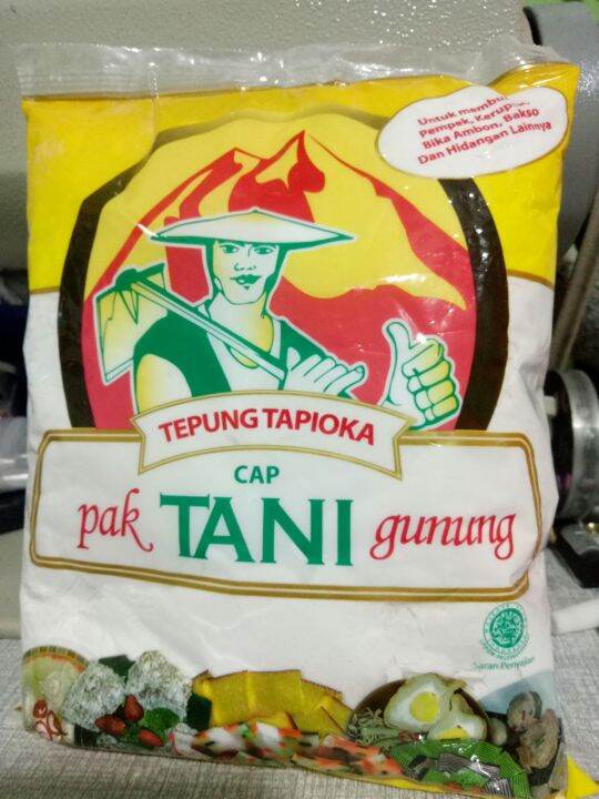 sagu tani kuning 500gr (nama yang dikenal di sumatera) tepung tapioka ...