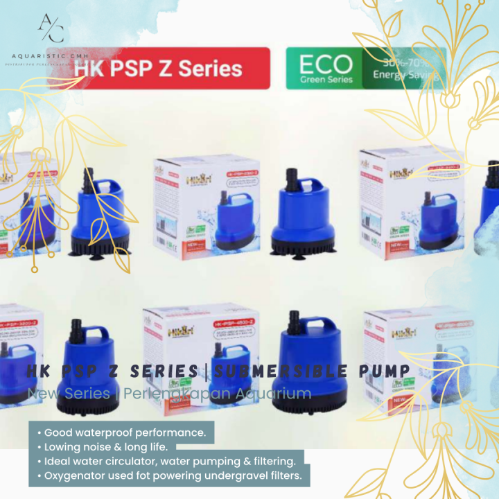 Pompa Air Celup Kolam Ikan Submersible Pump Hikari PSP 2300 3200 4500 8500 Z Power Head | Lazada ...