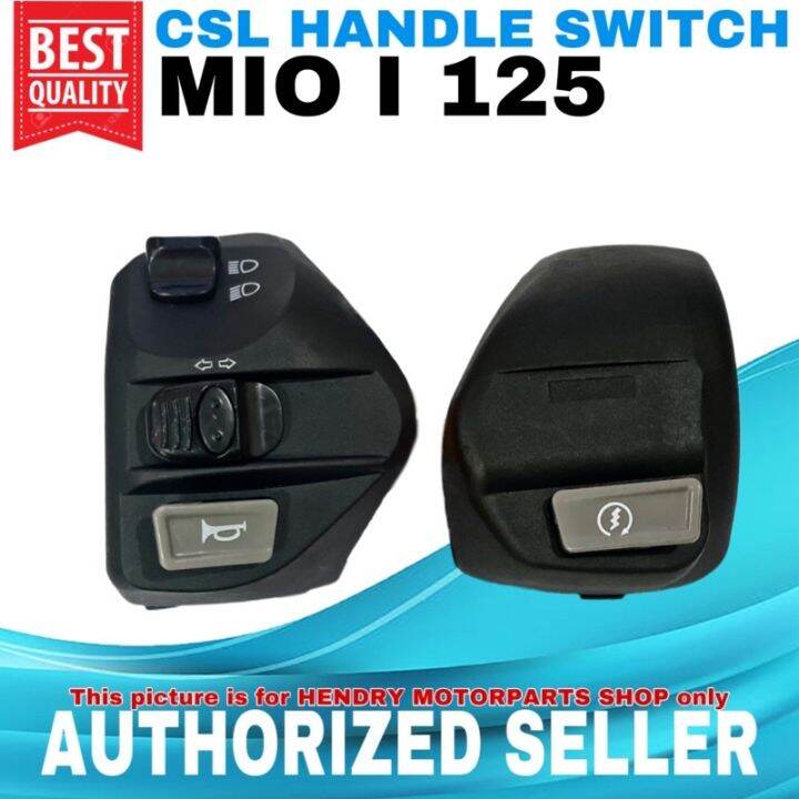 ☁CSL Left and Right Hand Handle Switch For YAMAHA MIO i 125 Motorcycle ...