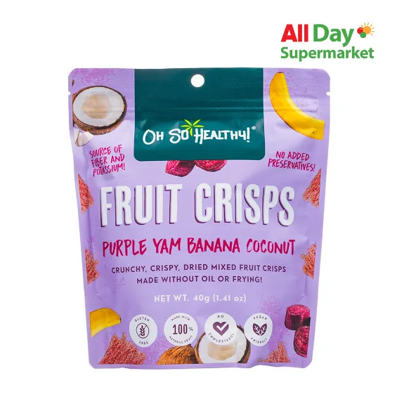 Oh So Healthy Purple Yam, Banana, Coconut 40G | Lazada PH
