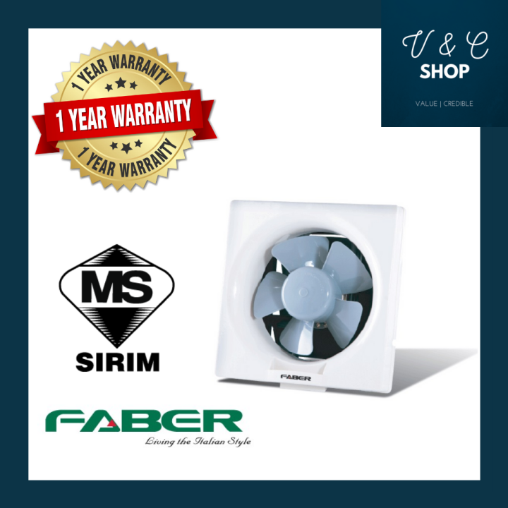 Faber Ventilation Fan FV8W 8 Inch Ventilating Fan Kipas Ventilasi 排气扇 ...