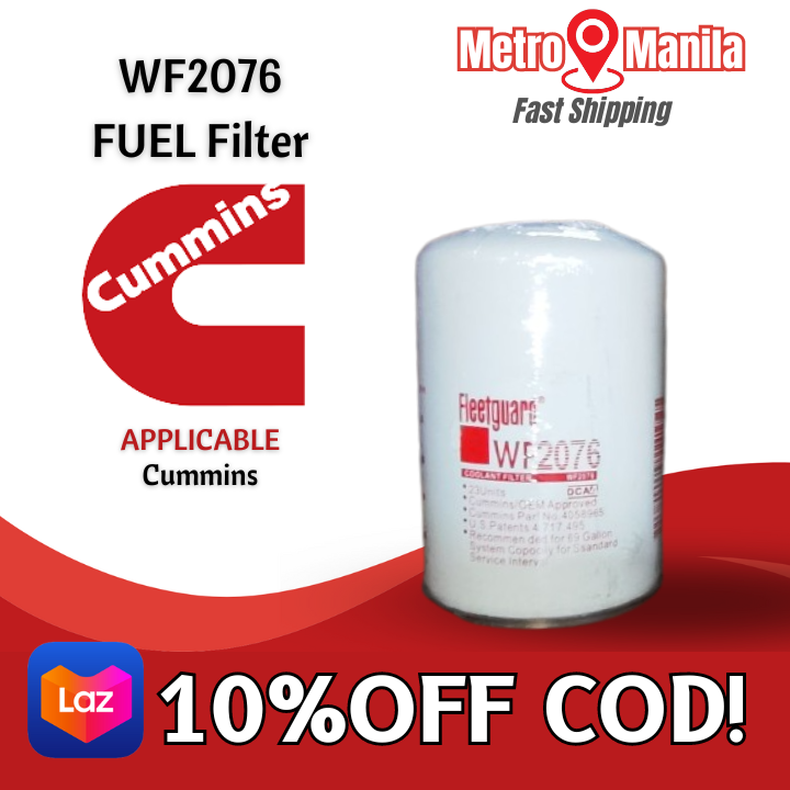 WF2076 Coolant Water Filter Cummins | Lazada PH