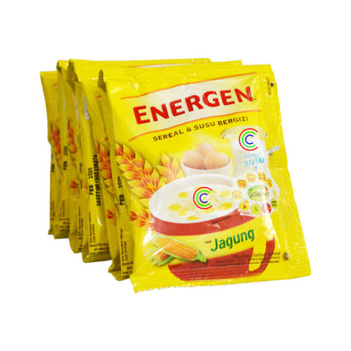 Energen Sereal Kurma Coklat Jagung Vanila Susu Champion Kacang Hijau 1 ...