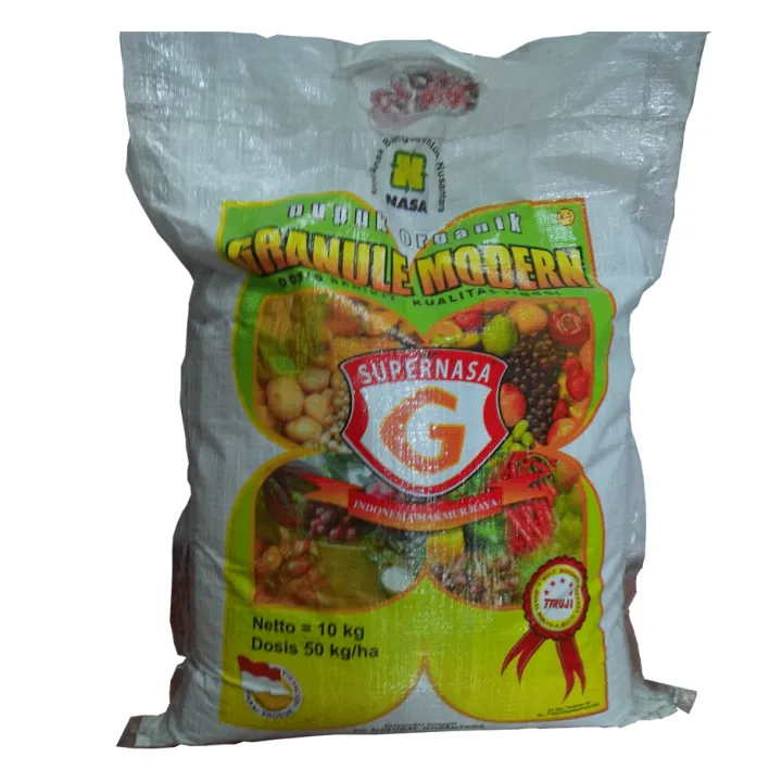 SUPER GRANULE MODERN ORGANIK 10kg Nasa -PUPUK PERTANIAN NASA- COCOK ...